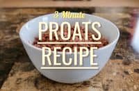 Simple 3 Minute Proats Recipe - How To Make Protein Oatmeal