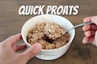 Simple 3 Minute Proats Recipe - How To Make Protein Oatmeal