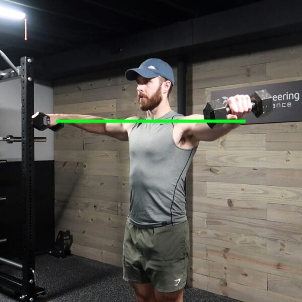 Dumbbell Standing Lateral Raise Exercise Guide & Video